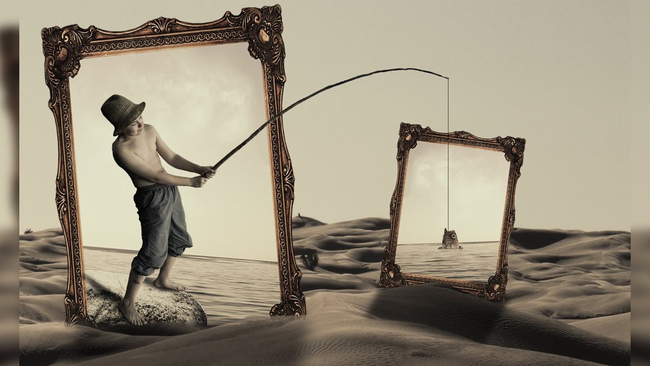 Fishing I Photoshop Manipulation Tutorial - YouTube