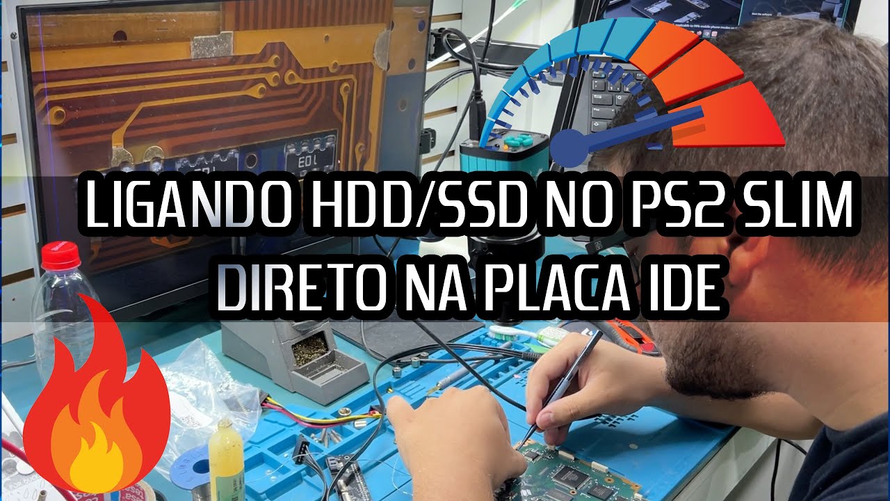 HDD/SSD no Ps2 Slim é possível? sem utilizar a porta USB mas sim a ...