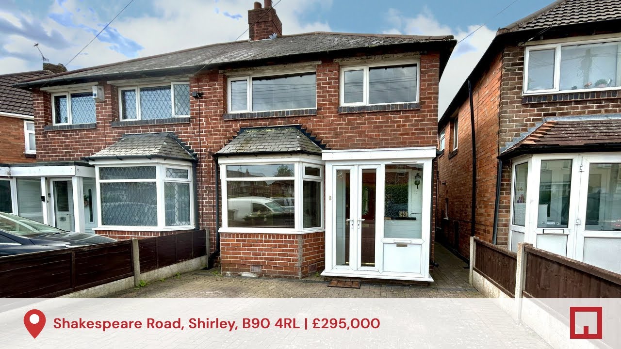 Virtual Viewing - Shakespeare Road, Shirley, B90 4RL - YouTube