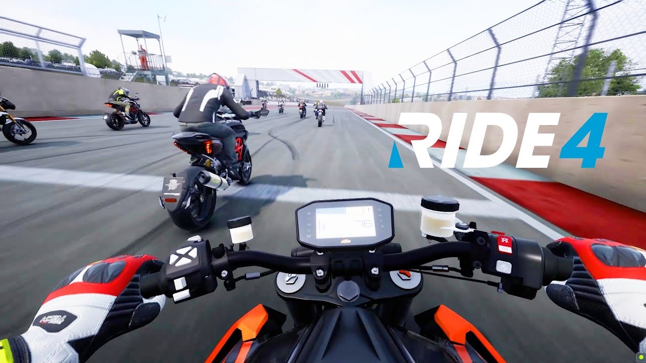 KTM RC1290 - RIDE 4 First Person POV Gameplay - YouTube