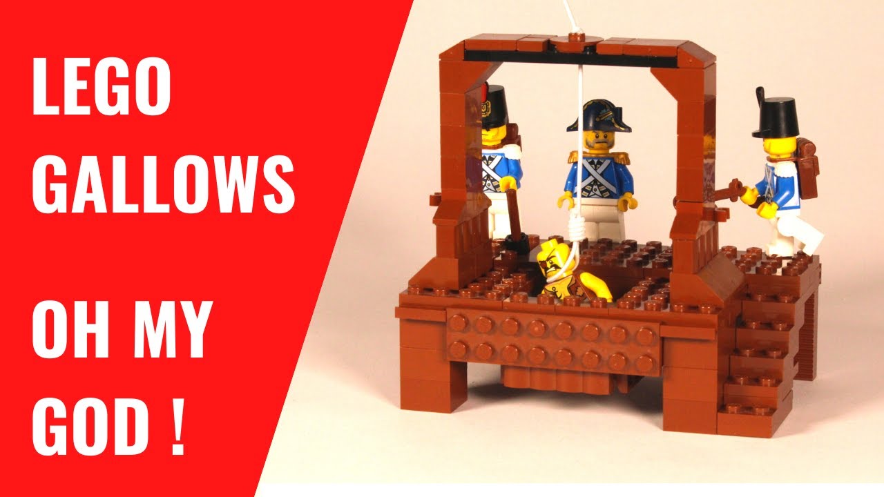 Oh my God! Will he hang ? - How to build a Gallows with Lego bricks ...