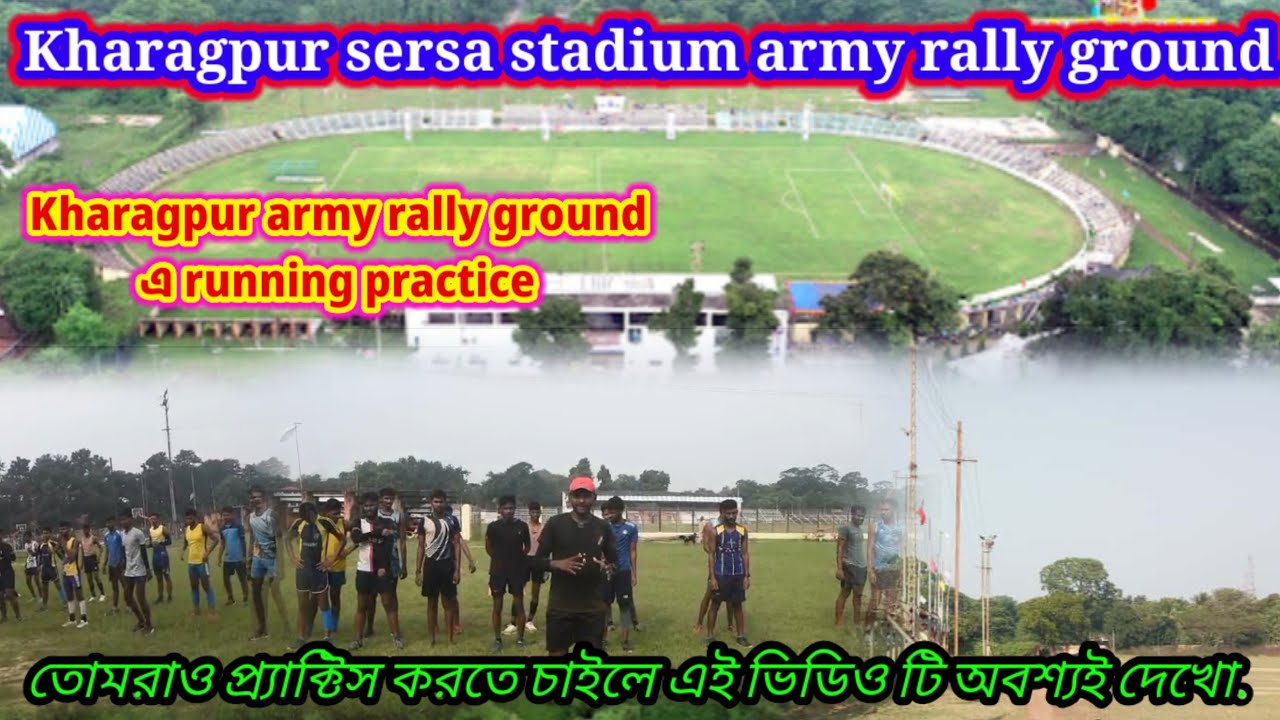 Kharagpur sersa stadium army rally ground // Kharagpur army rally ...