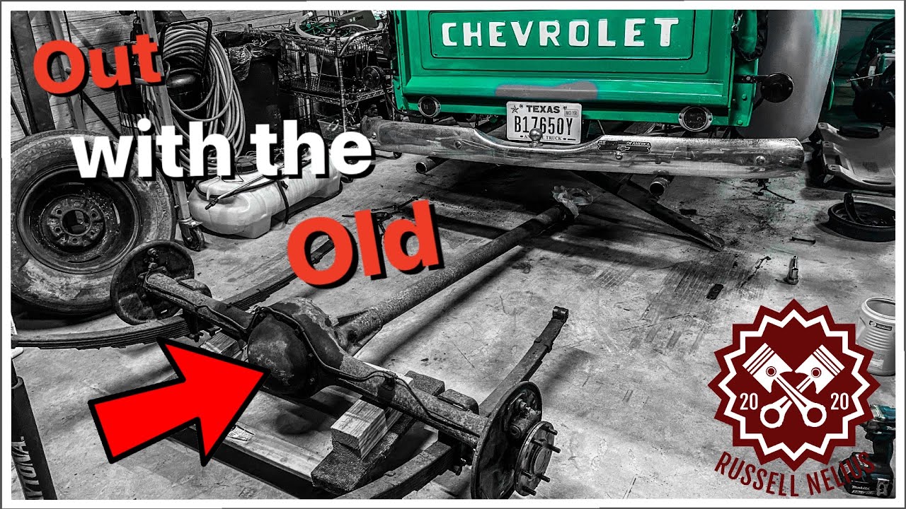 Episode 8: Closed Driveline Removal // 1954 Chevy 3100 Project - YouTube
