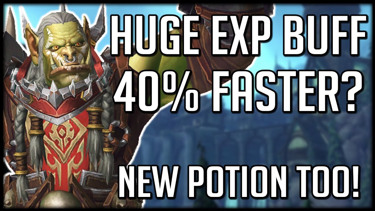 HUGE EXPERIENCE BUFF! Leveling Just Got A Lot Faster & New Exp Potion ...