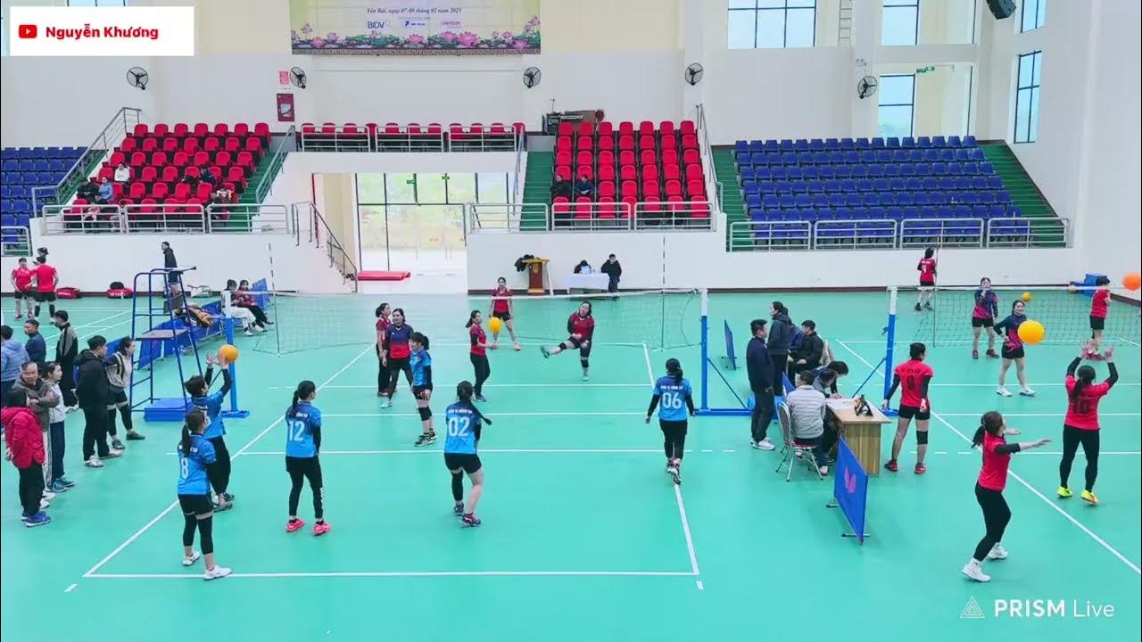 Giải bóng chuyền hơi tỉnh Yên Bái đầu xuân năm 2025: BK2: H. Văn Yên - CA Hồng Ca. - YouTube