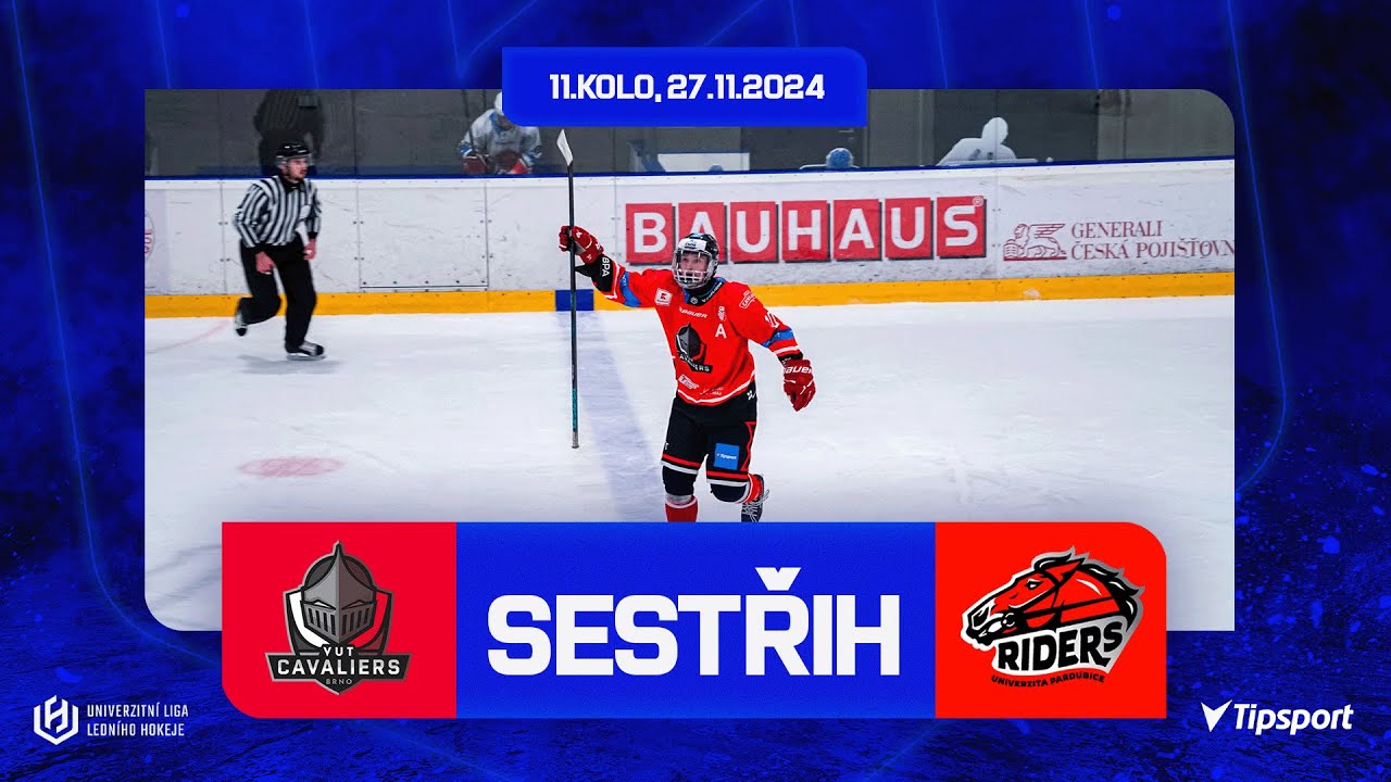 VUT Cavaliers Brno vs Riders Univerzita Pardubice 1:2p l 27. 11. 2024 l ...