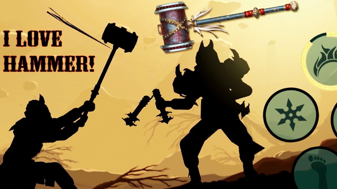 Shadow Fight 2 Special Edition. Hammer Looks SO COOL! Northern Hammer ...