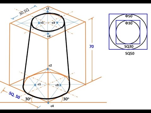 Engineering Graphics Lecture 015I Isometric Projections IX (Isometric ...