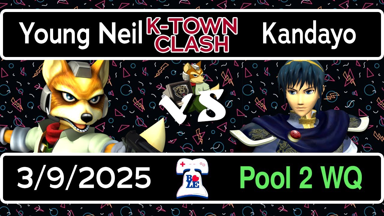 K-Town Clash 2!: Young Neil (Fox) Vs. Kandayo (Marth) - Pool 2 WQ - YouTube