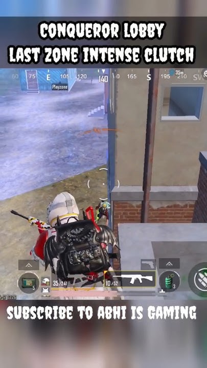 Conqueror Lobby Last Zone Intense Clutch | Wait For End #bgmi #conqueror #rankpush #clutch # ...