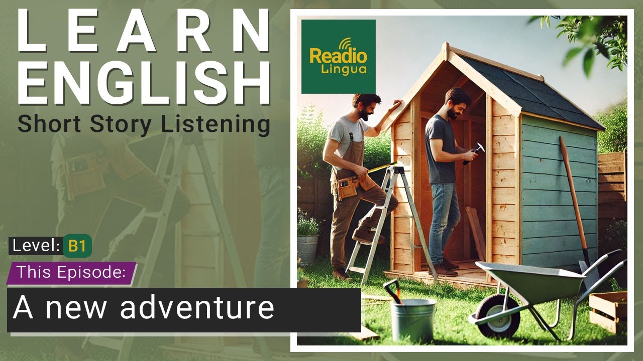 English Listening Story: A new adventure [Intermediate B1-B2] - YouTube