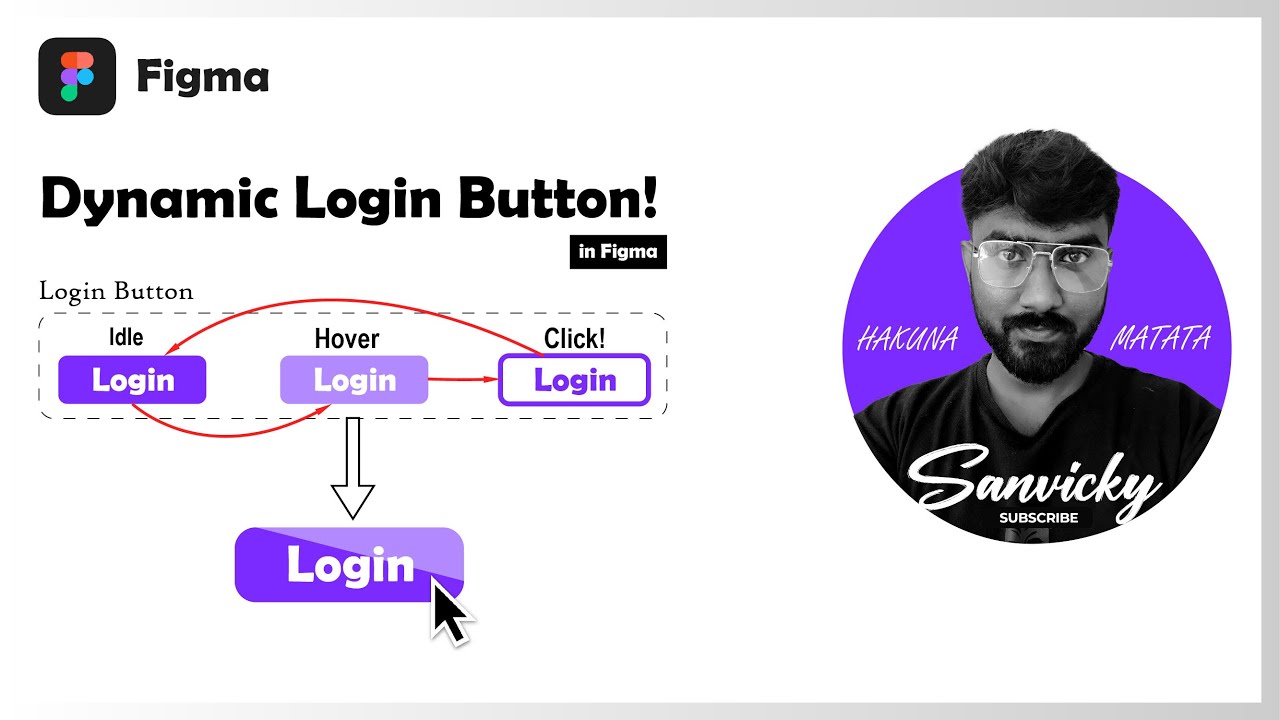Create a Figma Login Button in Just 3 Mins! - YouTube