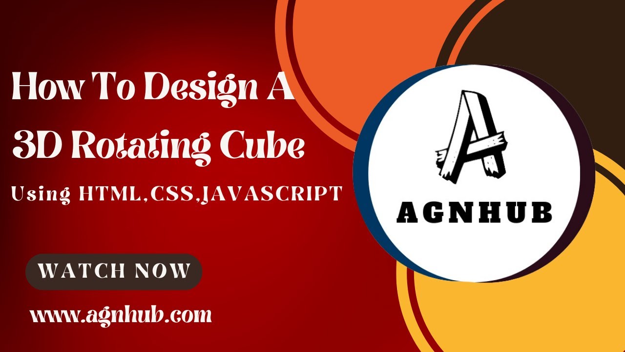 How To Design A 3d Rotating Cube Using Html Css And Javascrip Coding 6966