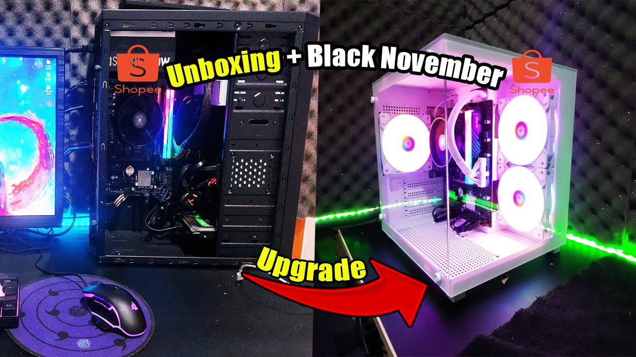 melhorei meu PC + unboxing (ficou lindo 🎮😍) - YouTube