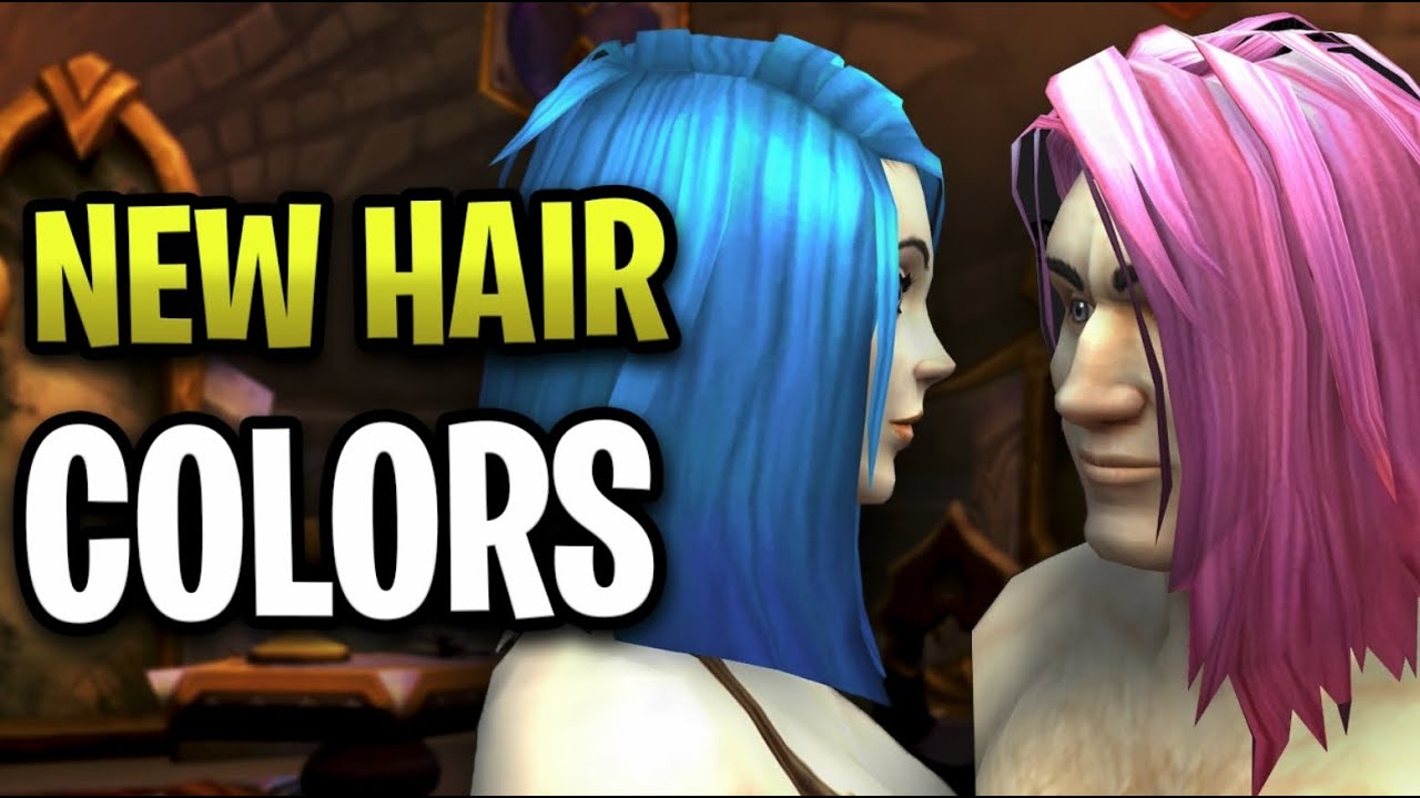 4 NEW Human Hair Colors Patch 10.0.7 - WoW Dragonflight - YouTube