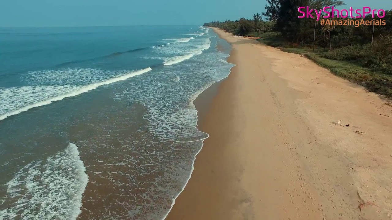 Amazing Devbaug Beach of Tarkarli, Malvan Near GOA INDIA. - DJI Drone ...