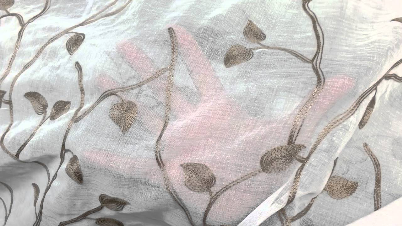 Java Latte Sheer Drapery Fabric - YouTube