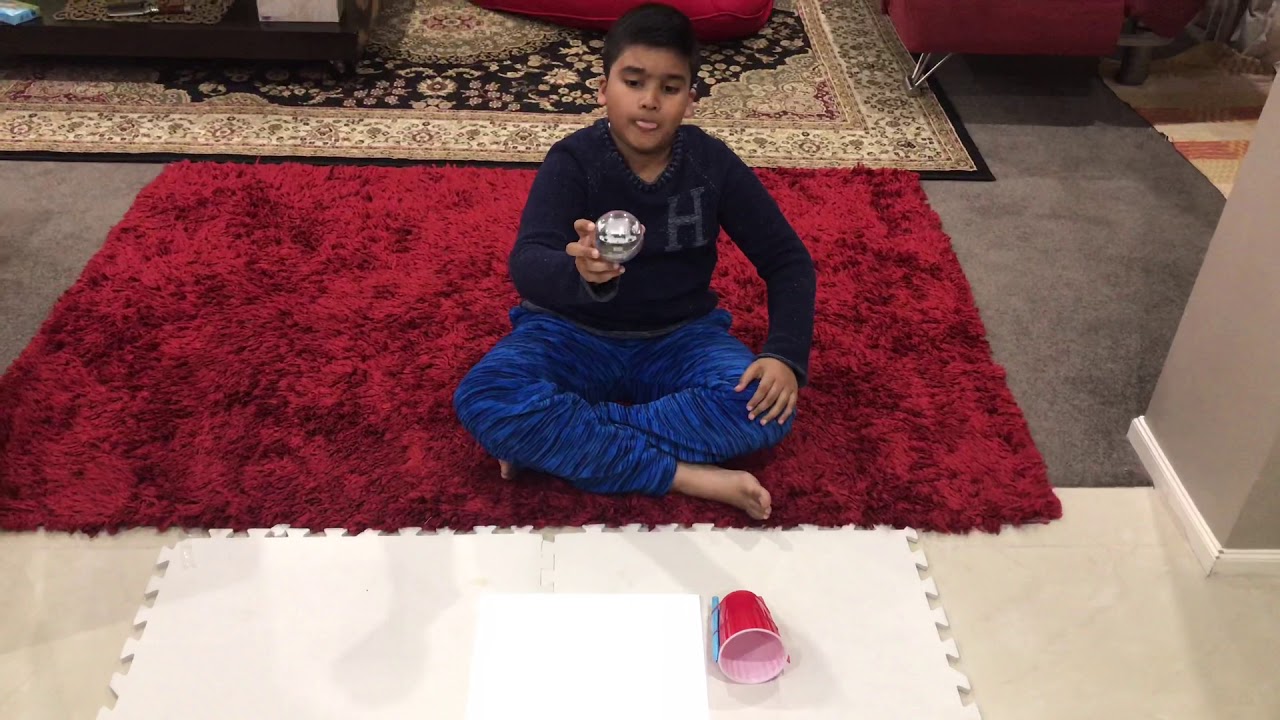 Cool way to draw on paper using Sphero - YouTube