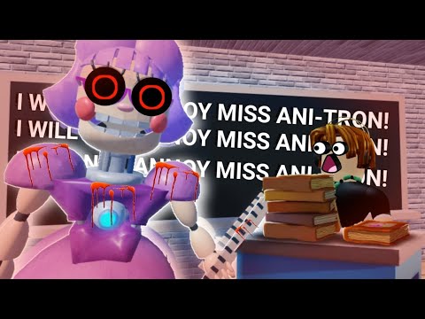 escape the animatronics school in roblox, escape miss ani-tron's ...