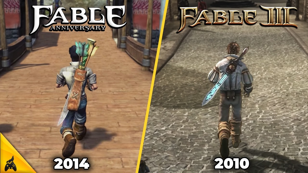 Fable Anniversary vs Fable 3 – Details and Physics Comparison - YouTube