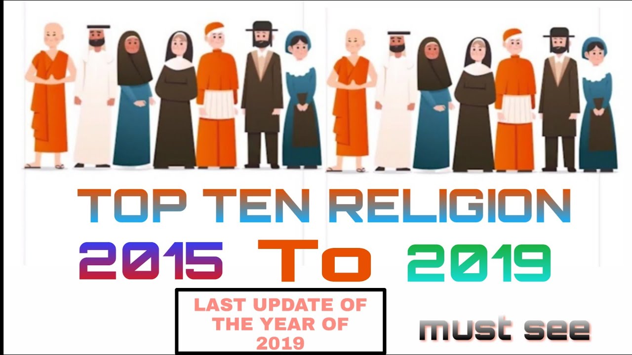 Top ten religion in the world 2015 to 2019 - YouTube