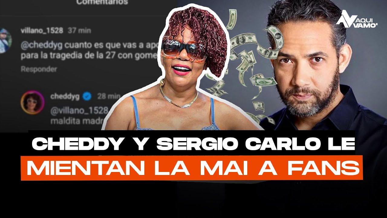 Cheddy y Sergio Carlo le mientan la mai a fans - YouTube