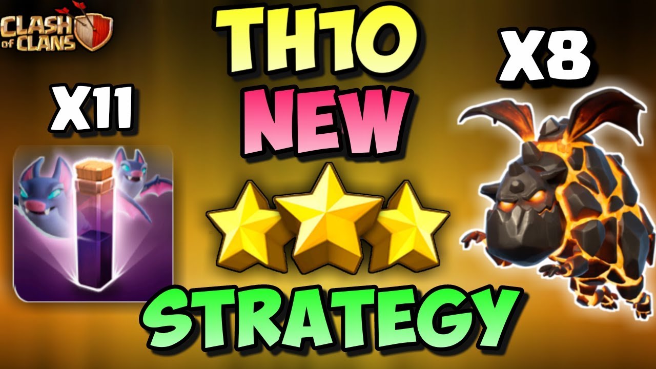 11 BAT SPELL + 8 LAVAHOUND | BATLAVA | TH10 BRAND NEW 3 STARS WAR ...