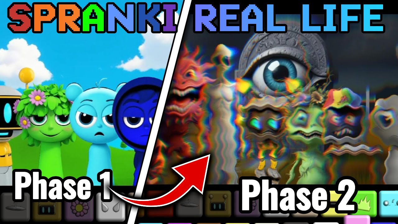 SPRANKI REAL LIFE - Incredibox Sprunki Phase 1 + 2 #sprunkimods # ...