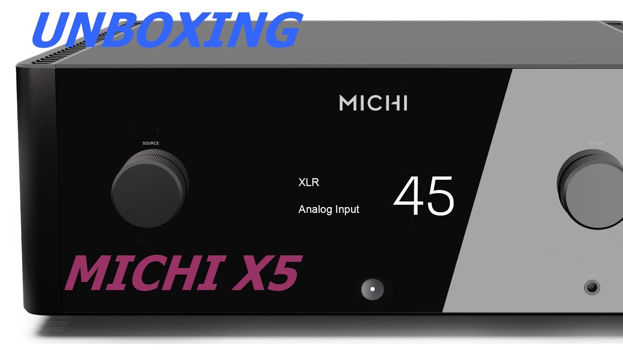 "Unboxing" Rotel Michi X5 - YouTube