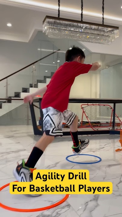 Agility Drill using Hurdles and Cones to Improve Speed and Explosive Power for Kids - YouTube