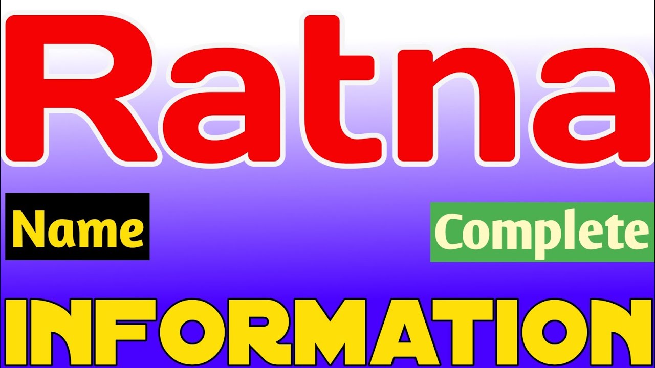 Ratna Name Meaning | Ratna Naam Ki Rashi | Ratna Name Full Details ...