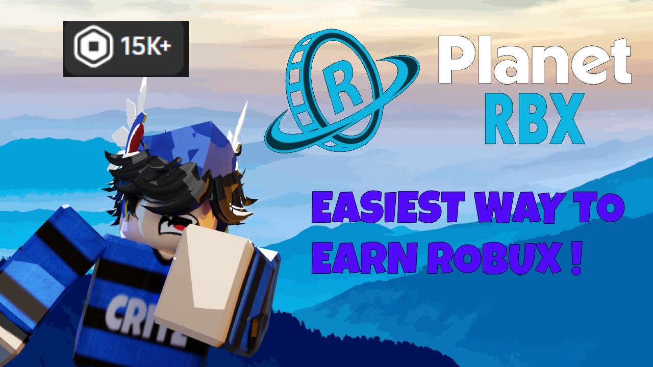 *NEW* How To Get Free ROBUX Tutorial ! 100% Working (PlanetRbx) *2024* - YouTube