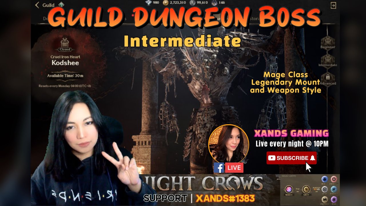 NIGHT CROWS: GUILD DUNGEON INTERMEDIATE - YouTube