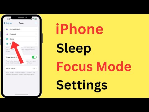iPhone Sleep Focus Mode Settings | In Hindi - YouTube