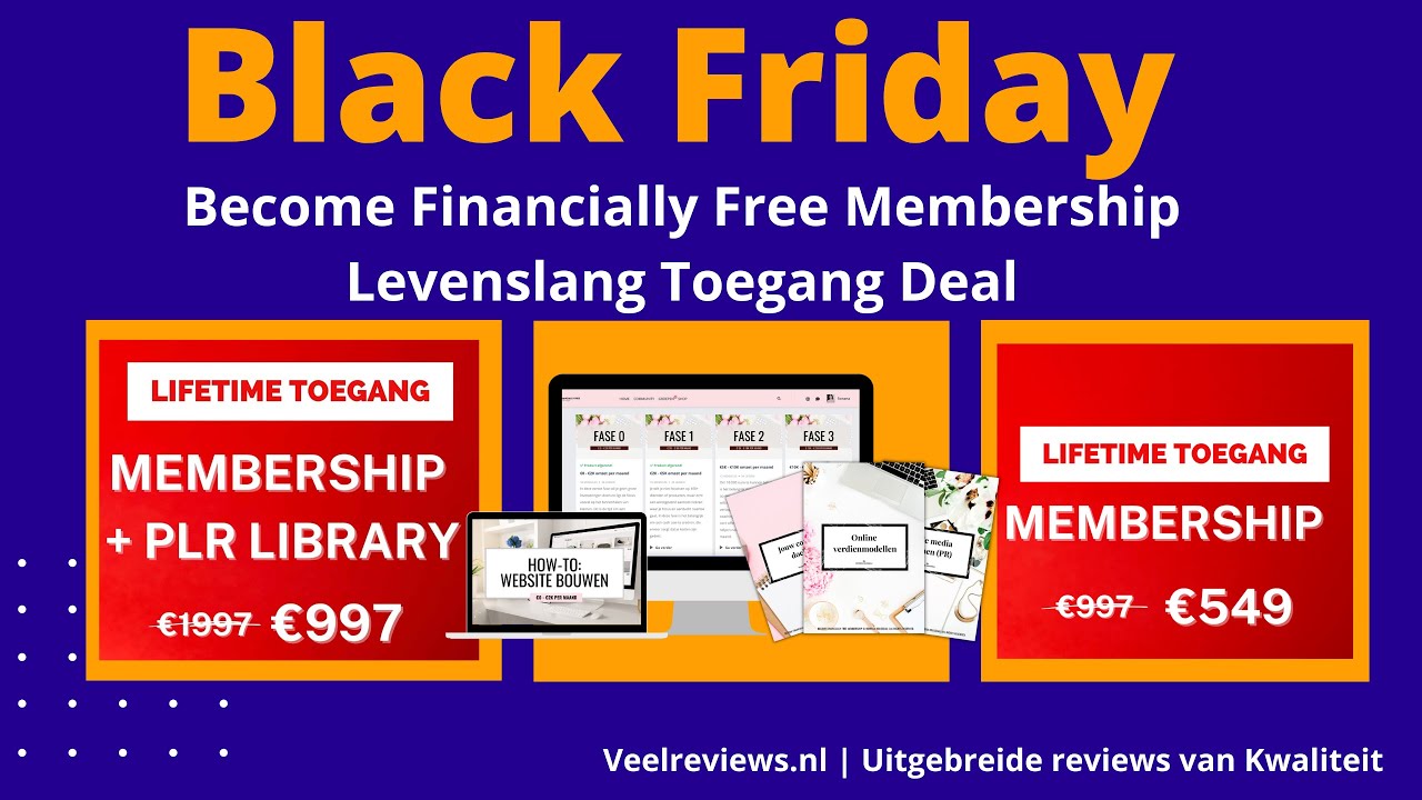 Become Financially Free Membership Black Friday - Lifetime Deal ...