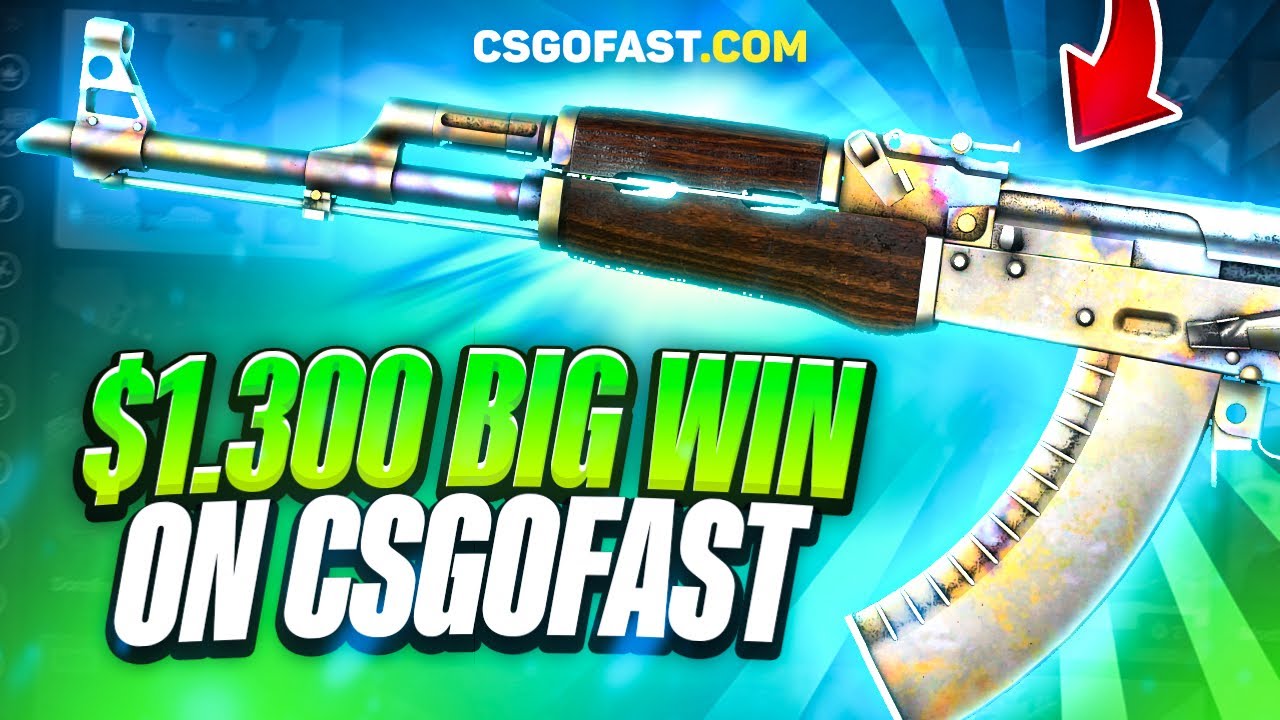 AK47 CASE HARDENT BIG WIN PÅ CSGOFAST?! - YouTube