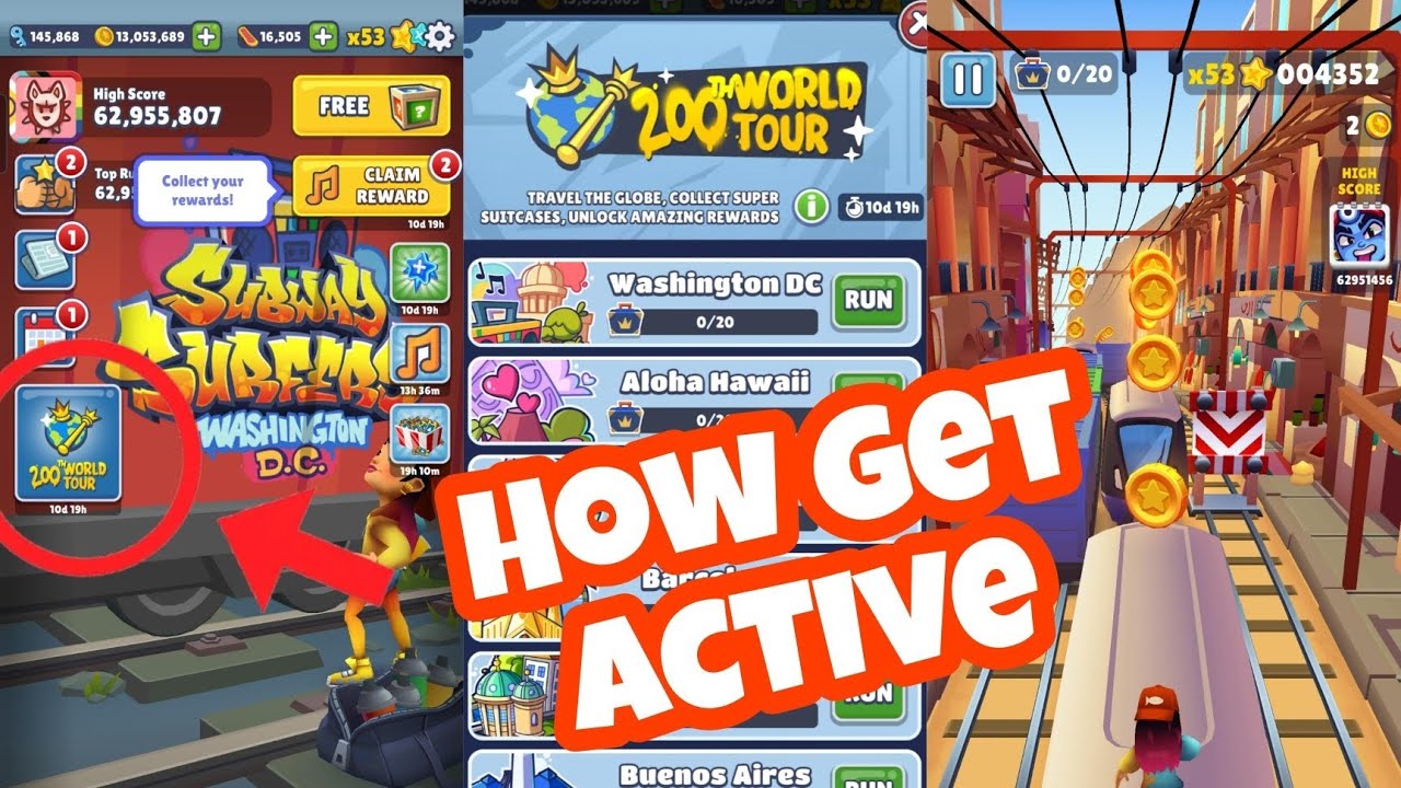 [TUTORIAL] HOW TO GET 200Th WORLD TOUR MAP ACTIVE Subway Surfers ...