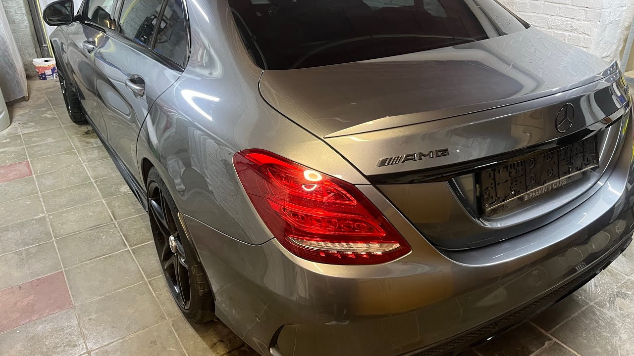 C63 AMG 🔥 AVANT/APRÈS ( NETTOYAGE + POLISSAGE ) - YouTube