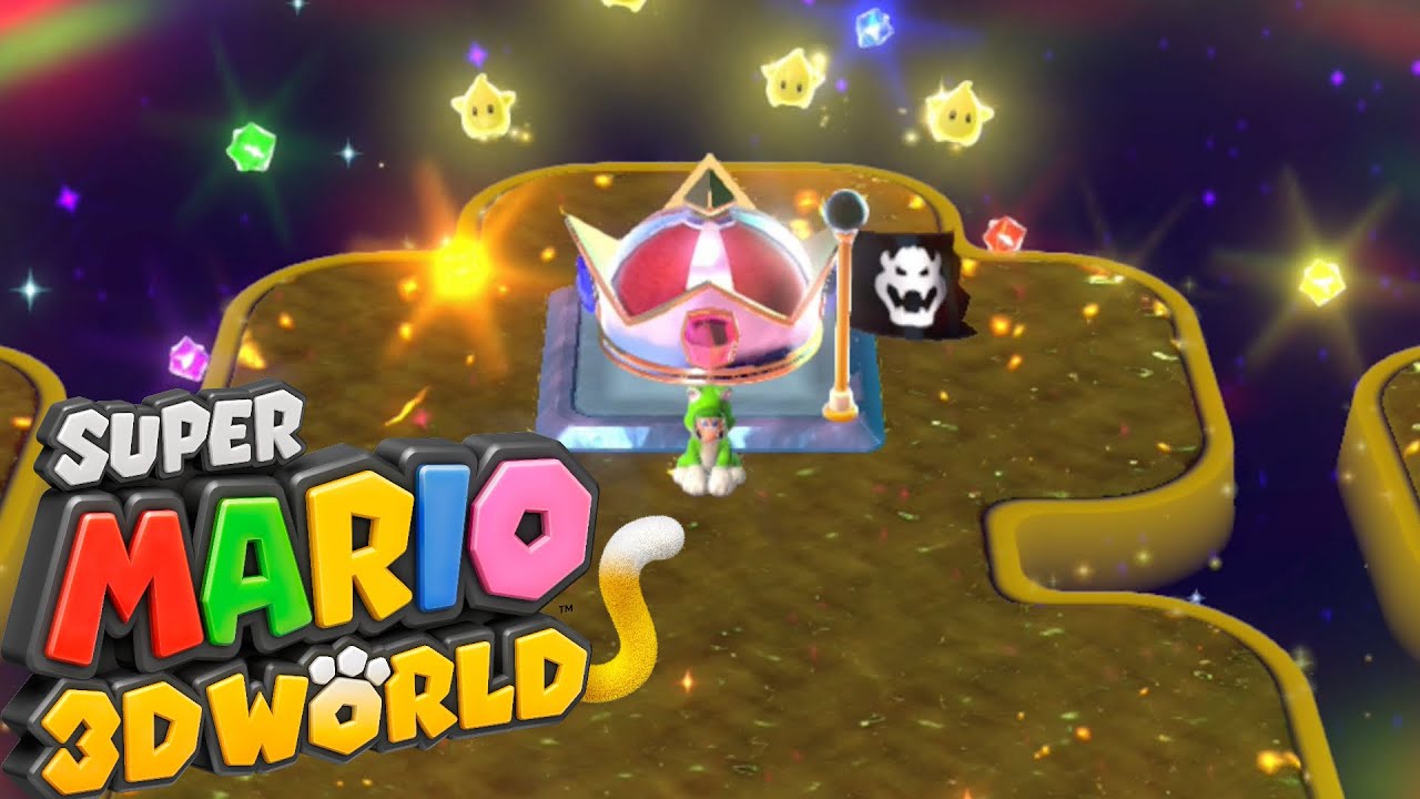 Super Mario 3D World (Wii U) Part 13 - World Crown - YouTube