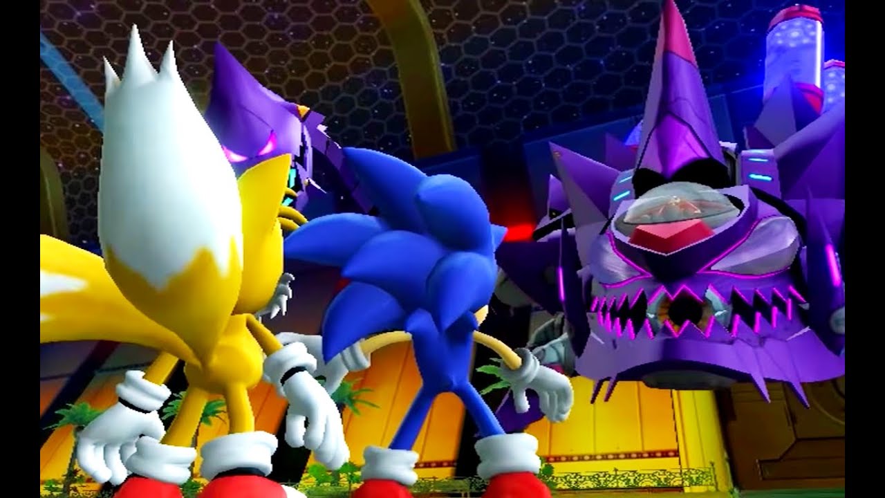 Sonic Colors - Nega-Wisp Armor + unused voice clips (S rank, no damage ...