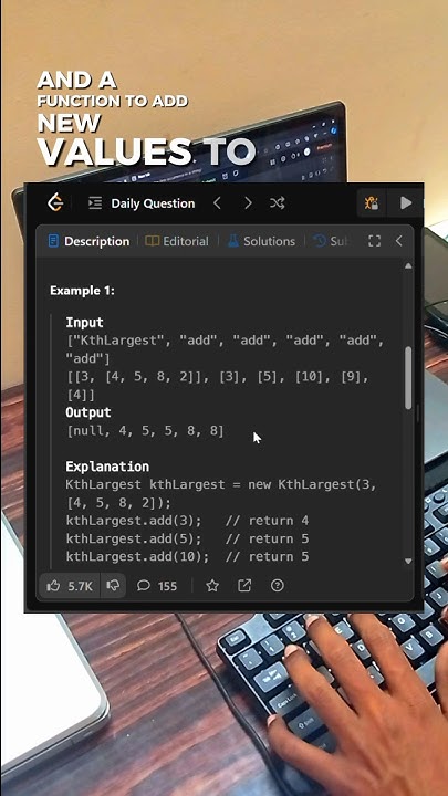 Day 24 Of Solving Leetcode Kth Largest Element Challenge Leetcode Beginners Programming