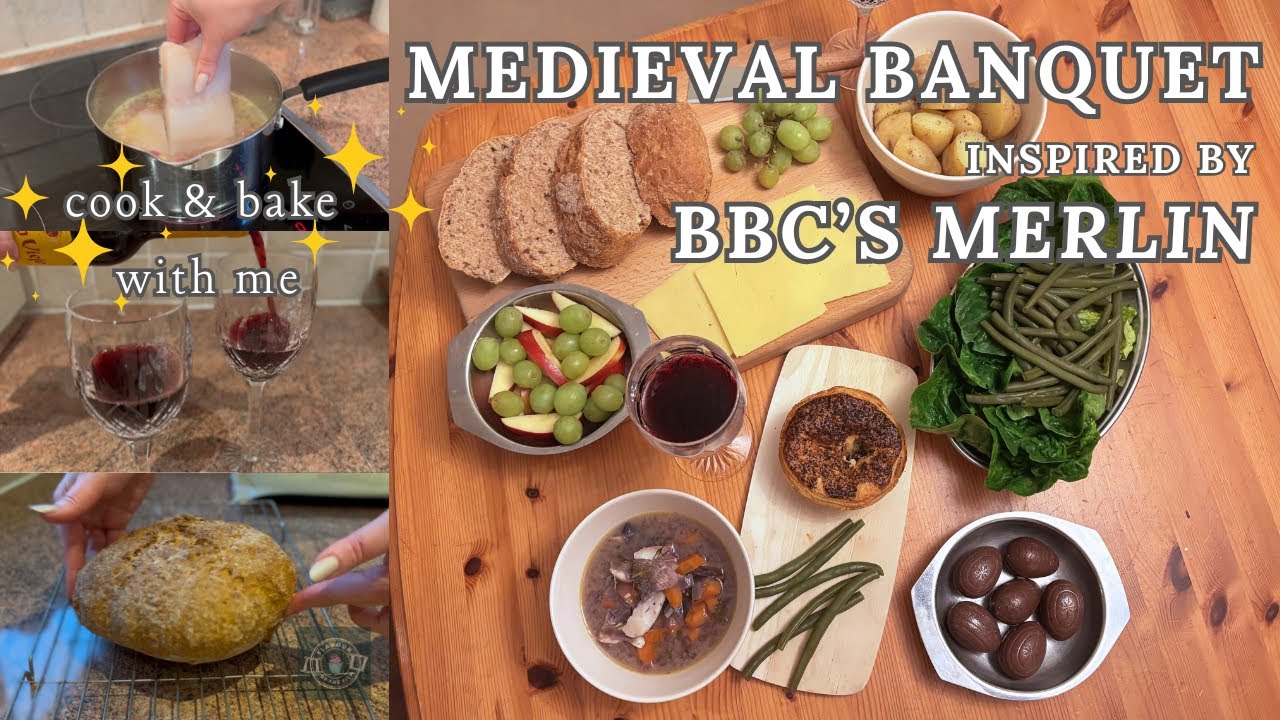Cooking a Medieval Banquet Inspired by BBC's Merlin | Cook & Bake with ...