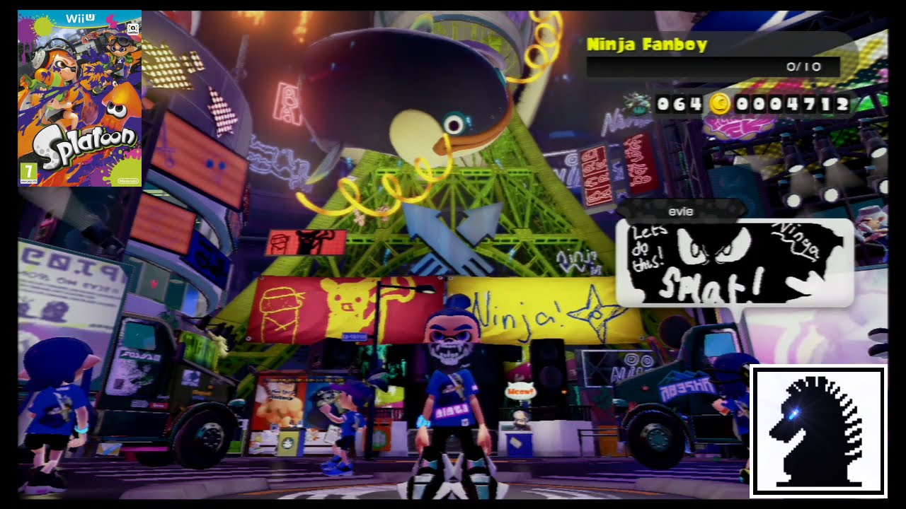 Wii U Splatoon - The 10th European Splatfest - Barbarians vs Ninjas ...