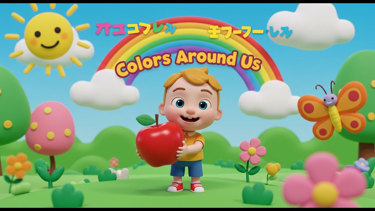 Colors Around Us – Fun Color Song for Kids ألوان من حولنا – أغنية ...