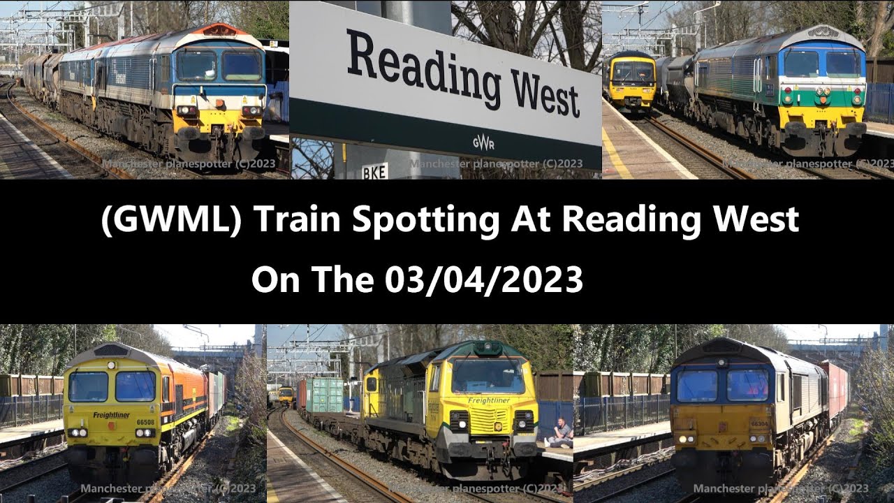 (4K) Train Spotting At Reading West (GWML) On The 03/04/2023 - YouTube