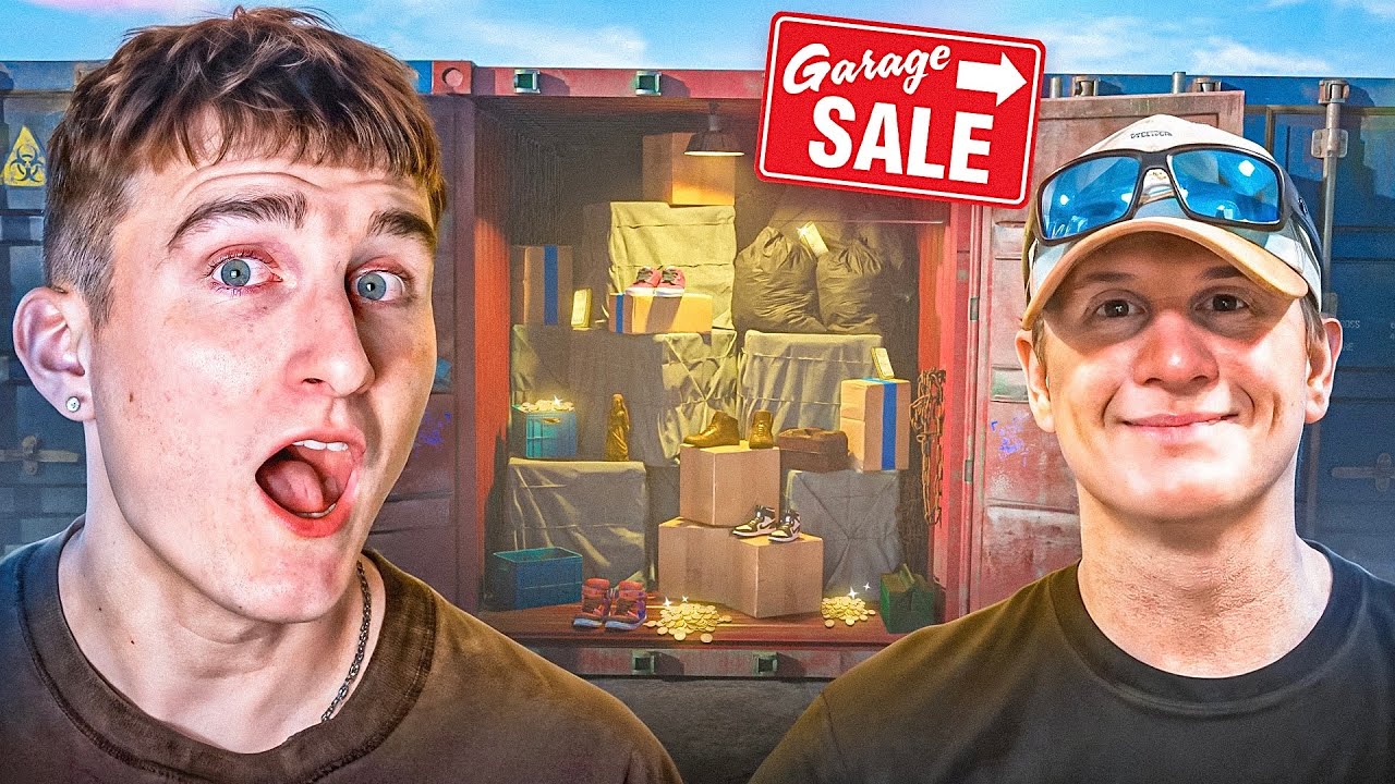 Garage Sale Reselling with Celebrities! - YouTube