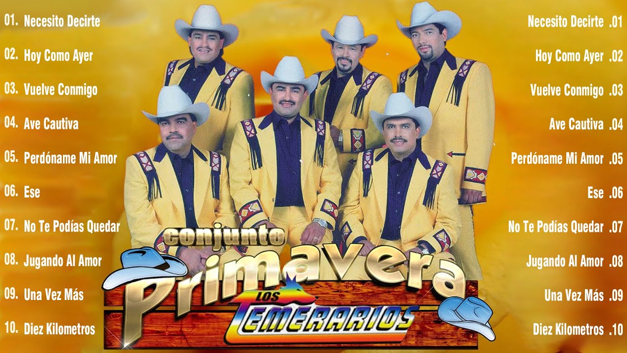 Conjunto Primavera Sus Mejores Éxitos 💘 Los 20 Éxitos Para Siempre 💘 ...