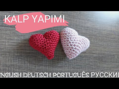 Amigurumi Kalp Yapımı (Amigurumi Heart Making) #valentinesday #sevgililergünü #hediye #gift #kalp