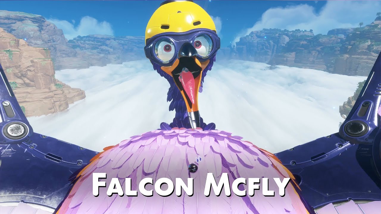 Astro Bot - Falcon Mcfly Boss Fight & Bot Rescued Location! - YouTube