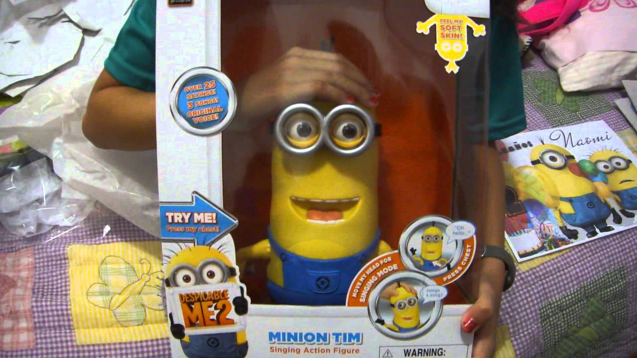 Minion Tim talking soft toy :-) - YouTube